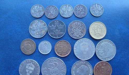 Монеты Швеция