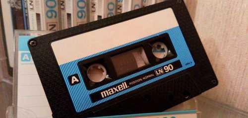 Аудио кассеты maxell LN 90,raks SP2S(хром)