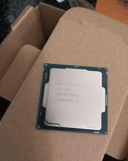 Intel core i7 7700 3.6G.Hz + Asus h110 m-r + кулер