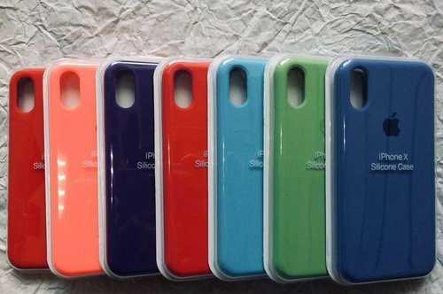 Чехол на iPhone X/XS silicone case (айфон Х, XS)