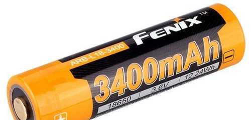 Аккумулятор Fenix ARB-L18 18650 Li-Ion 3400mAh