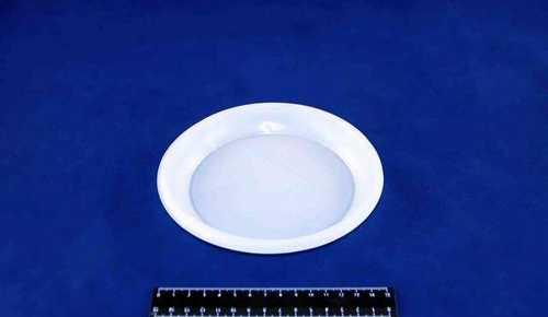 Тарелка десертная одноразовая пластиковая белая d1