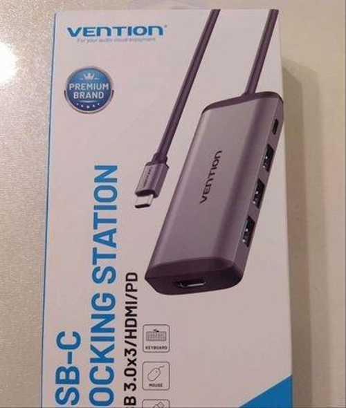 Vention MacBook type-c hdmi hub хаб