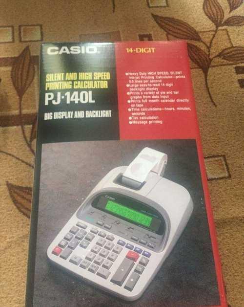 Калькулятор Casio печатающий