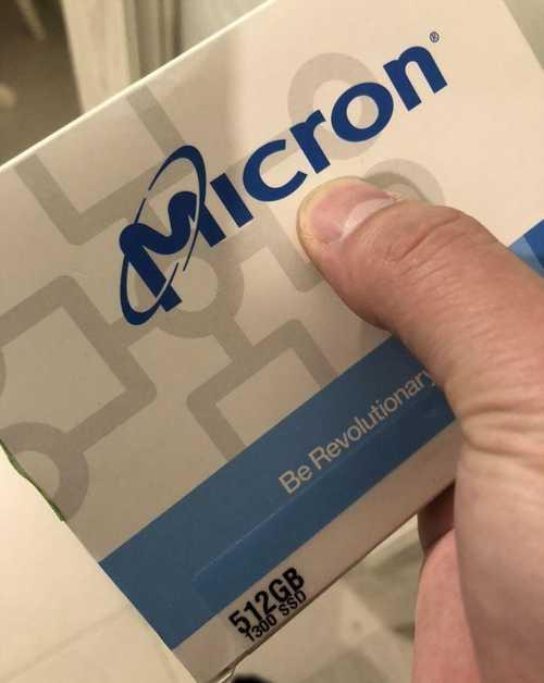 Ssd micron 1300, 512 gb новый