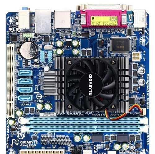 Mini-ITX Gigabyte GA-E350N (AMD E-350D x2, DDR3)