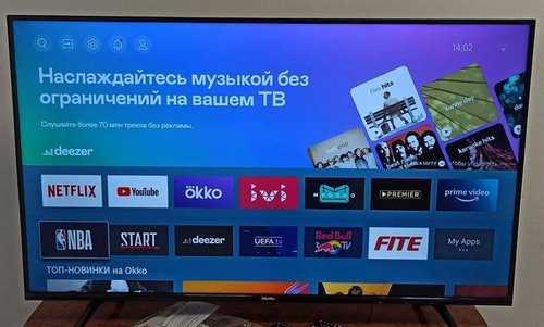 Телевизор Doffler 43" 4K / Smart TV / Wi-Fi