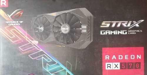 Видеокарта RX570 4GB (обмен ) asus strix