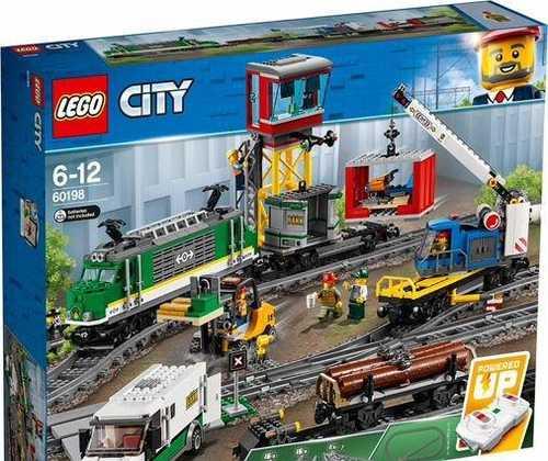 Lego City Trains 60198 Товарный поезд