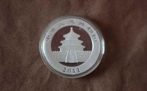 Панда 2011 и 2012, Китай, серебро 1 oz