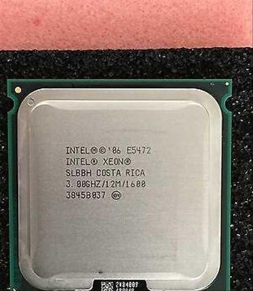Процессор Intel xeon e5472