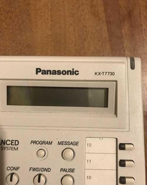 Системный телефон Panasonic KX-T7730