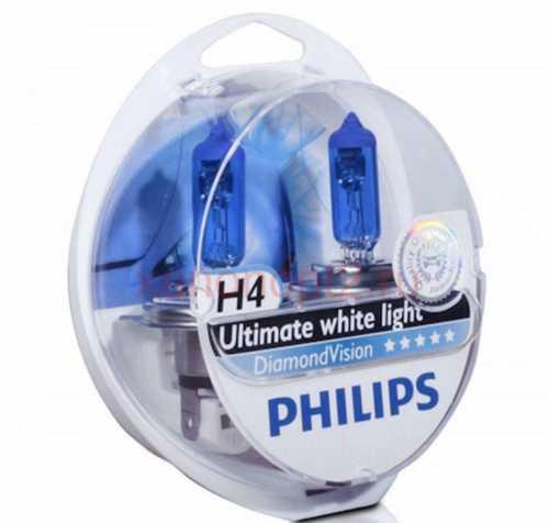 Лампочки Philips Diamond Vision 5000K H4
