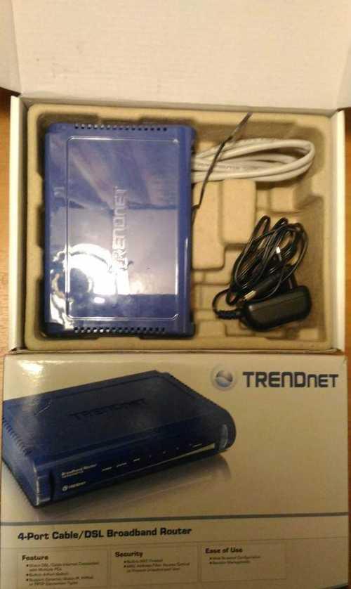 Роутер маршрутизатор Trendnet TW100-S4W1CA