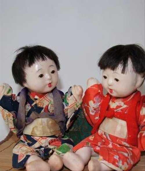 Антикварные старинные японские куклы Ичиматсу