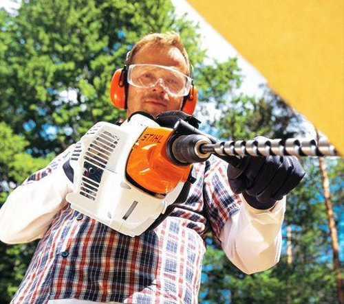 Бензобур Stihl вт 45 с патроном в аренду