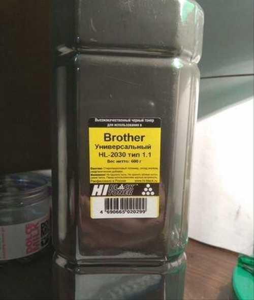 Тонер Hi-Black Brother, Тип 1.1, Black, 600 г