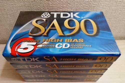 Аудиокассета TDK SA90