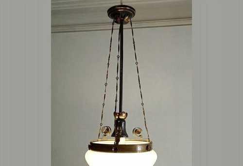 Люстра лампа 66см антикварная старинная светильник