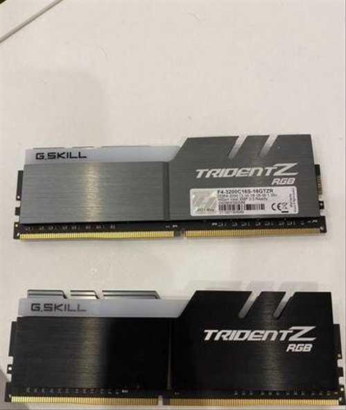 Оперативная память 32GB G.Skill Trident Z RGB 3200