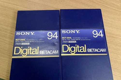 Видеокассеты sony Digital Betacam BCT-D94L
