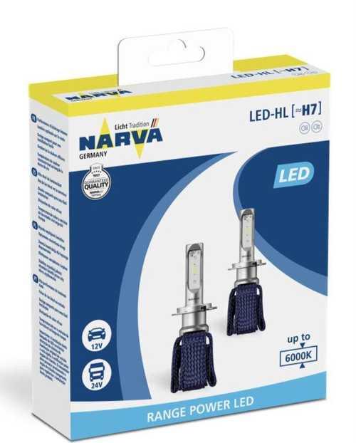18005 Светодиоды Narva Range Power LED H7