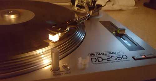 Проигрыватель винила Omnitronic DD-2550 (silver)