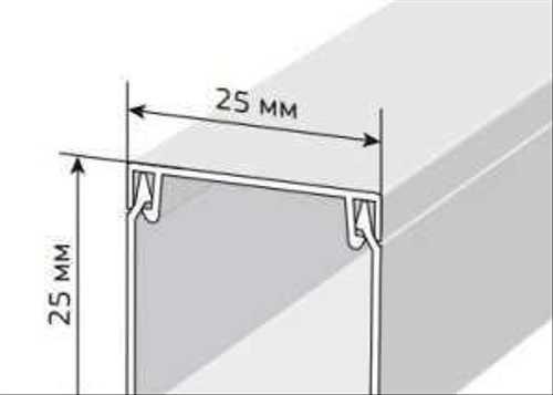 Кабель канал iek 25х25