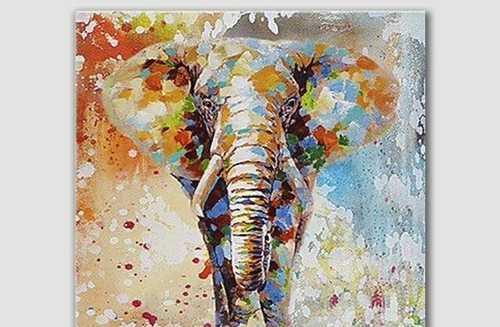 Интерьерная картина со слоном