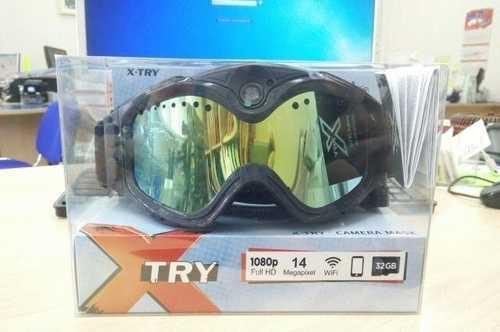 Экстремальная горнолыжная маска с камерой X-TRY