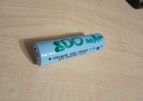 Аккумулятор 18650 бу 800mAh