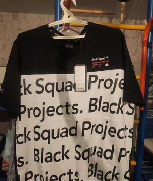 Футболка Black x Squad новая