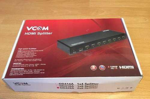 Разветвитель hdmi Splitter 2x8 (v 1.4)