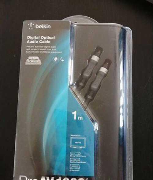 Цифровой оптический аудио кабель belkin ProAV 1000