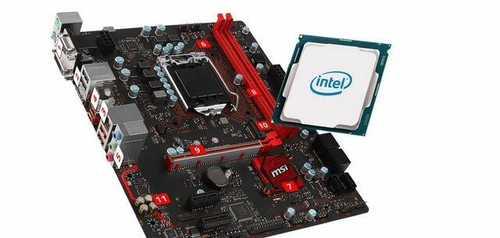 Материнская плата MSI-Процессор Intel Core i3 7100