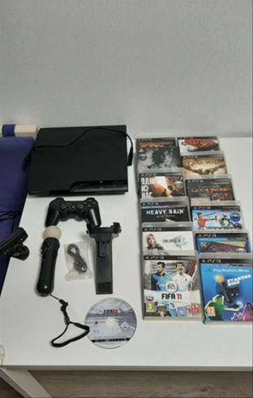 Sony Playstation 3 ps3 + Move + Eye Pet