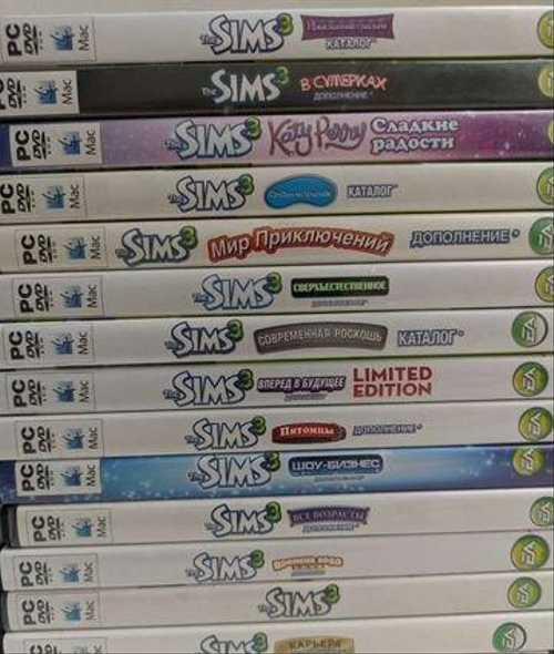 The Sims 3 диски в коробке PC