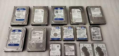 Жесткие диски HDD 2,5" и 3,5" различные, много