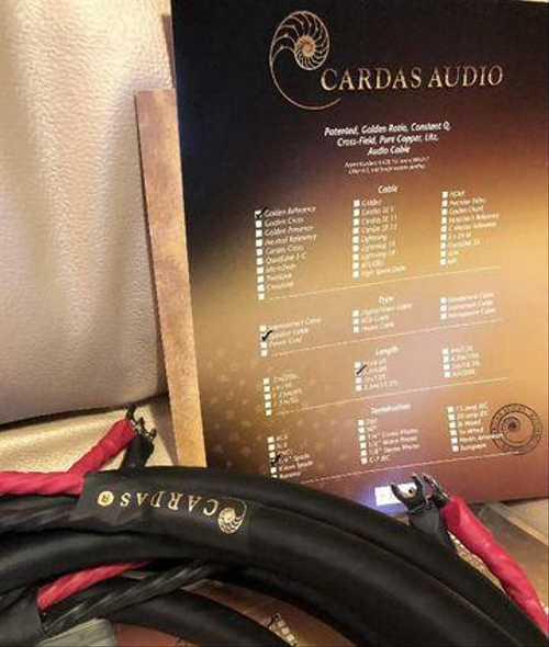 Cardas Audio Golden Reference Speaker Cable 2,5 m