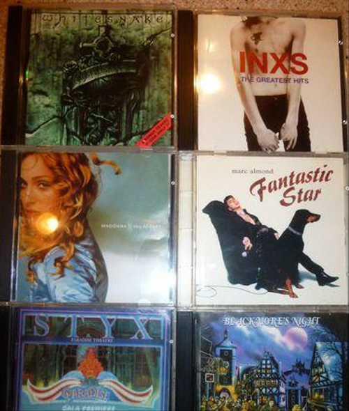 Whitesnake,inxs,Madonna,Styx,M.Almond,Blackmores