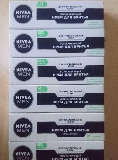 Крем для бритья Nivea Men 6 штук