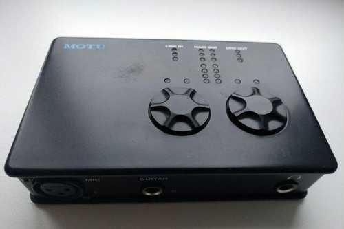 Motu Microbook 2 (+компрессор+эквалайзер+микш+пад)