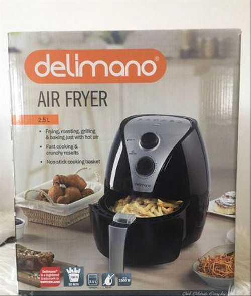 Аэрогриль-мультипечь Delimano Air Fryer