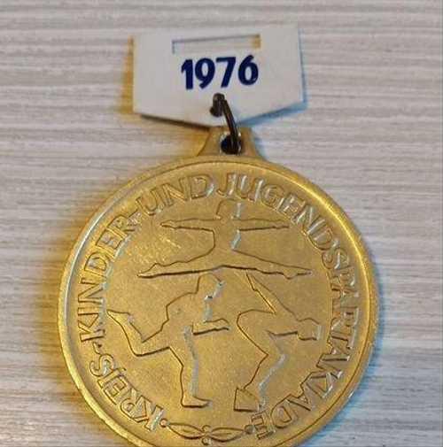 Медаль. Детско-юношеская спартакиада. 1976. гдр
