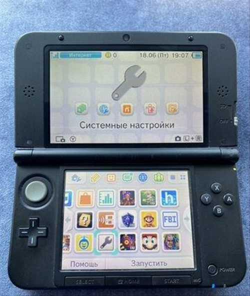 Nintendo 3ds Xl ll японочка красно-черная