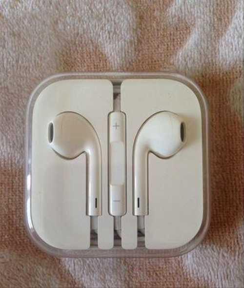 Оригинальные наушники Apple EarPods с разъемом 3.5
