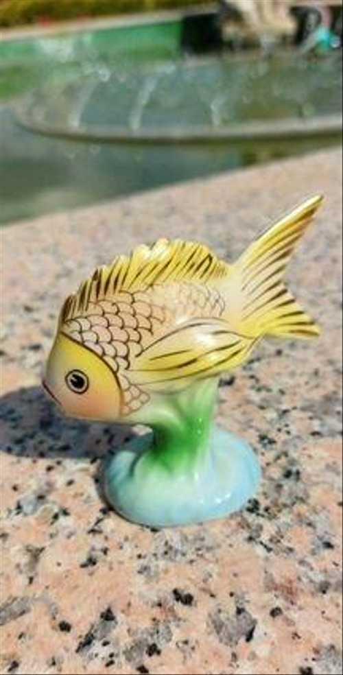 Рыба золотая статуэтка Hollohaza
