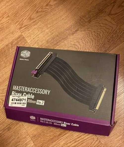 Райзер CoolerMaster PCIe 3.0 x16 Ver. 2