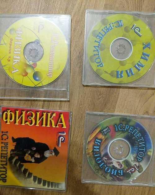 Обучающие cd диски по химии, физике и биологии