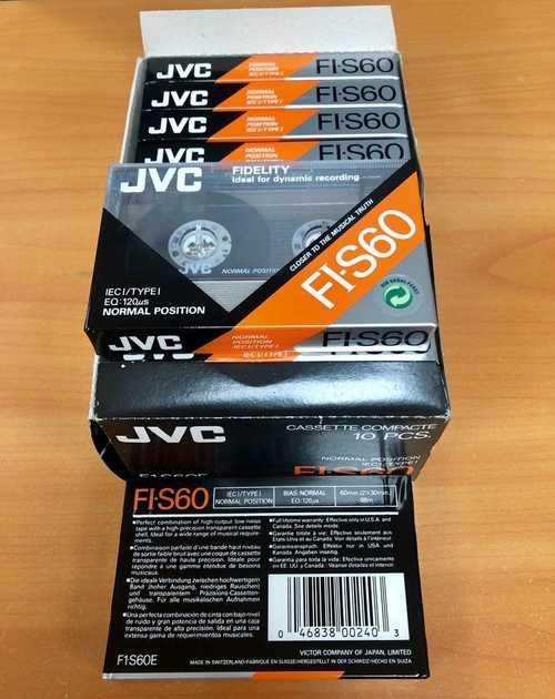 Аудиокассеты JVC FI-S60 Новые Запечатанные